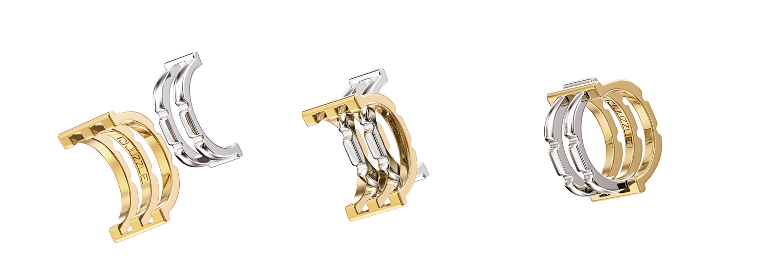 12 Ways to Wear One Ring: The Creative Genius of Juzzle Puzzle Rings ...