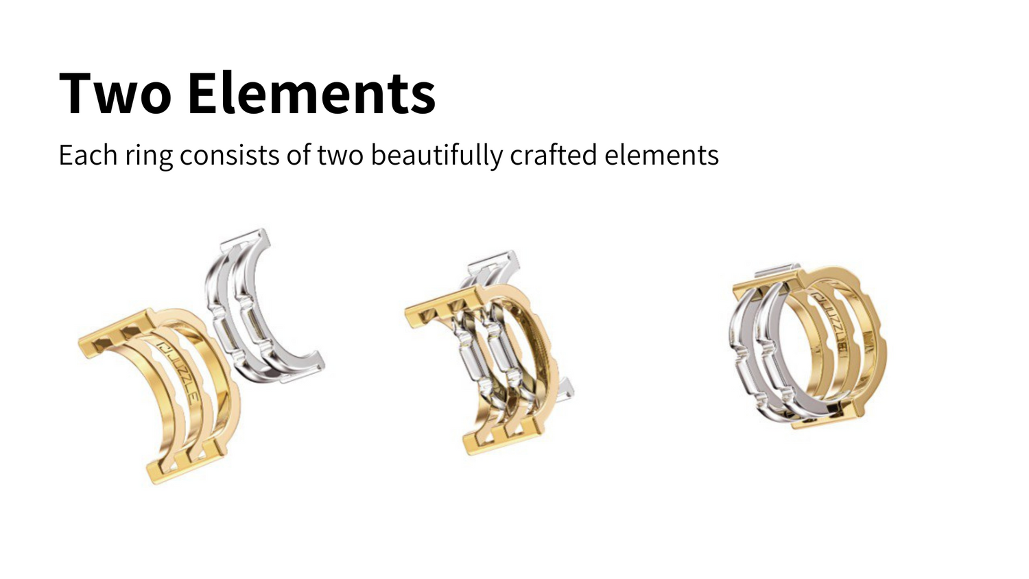 Juzzle Jewelry. Puzzle your ring. Juzzle your mind